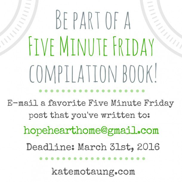 five minute friday :: surprise