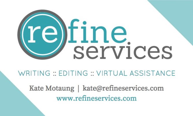 announcing refine services :: writing, editing, and virtual assistance
