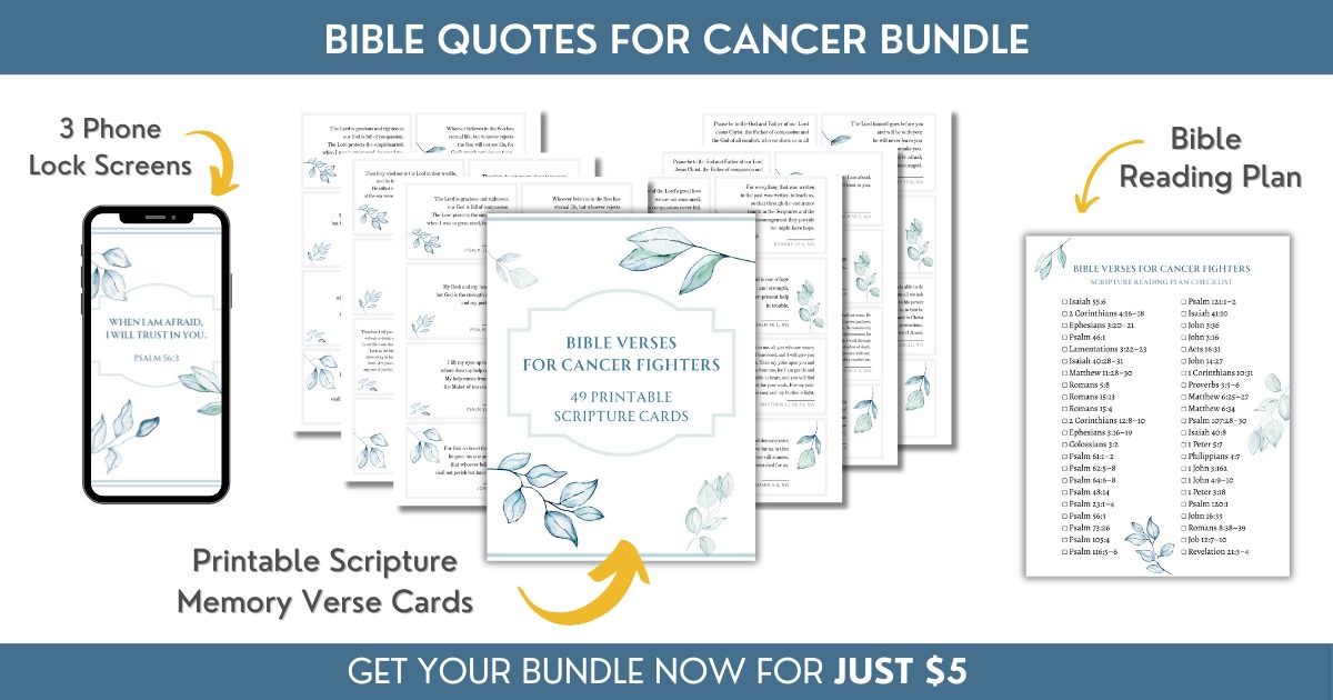 Bible Quotes for Cancer Patients: Scripture Reading Plan and Memory ...